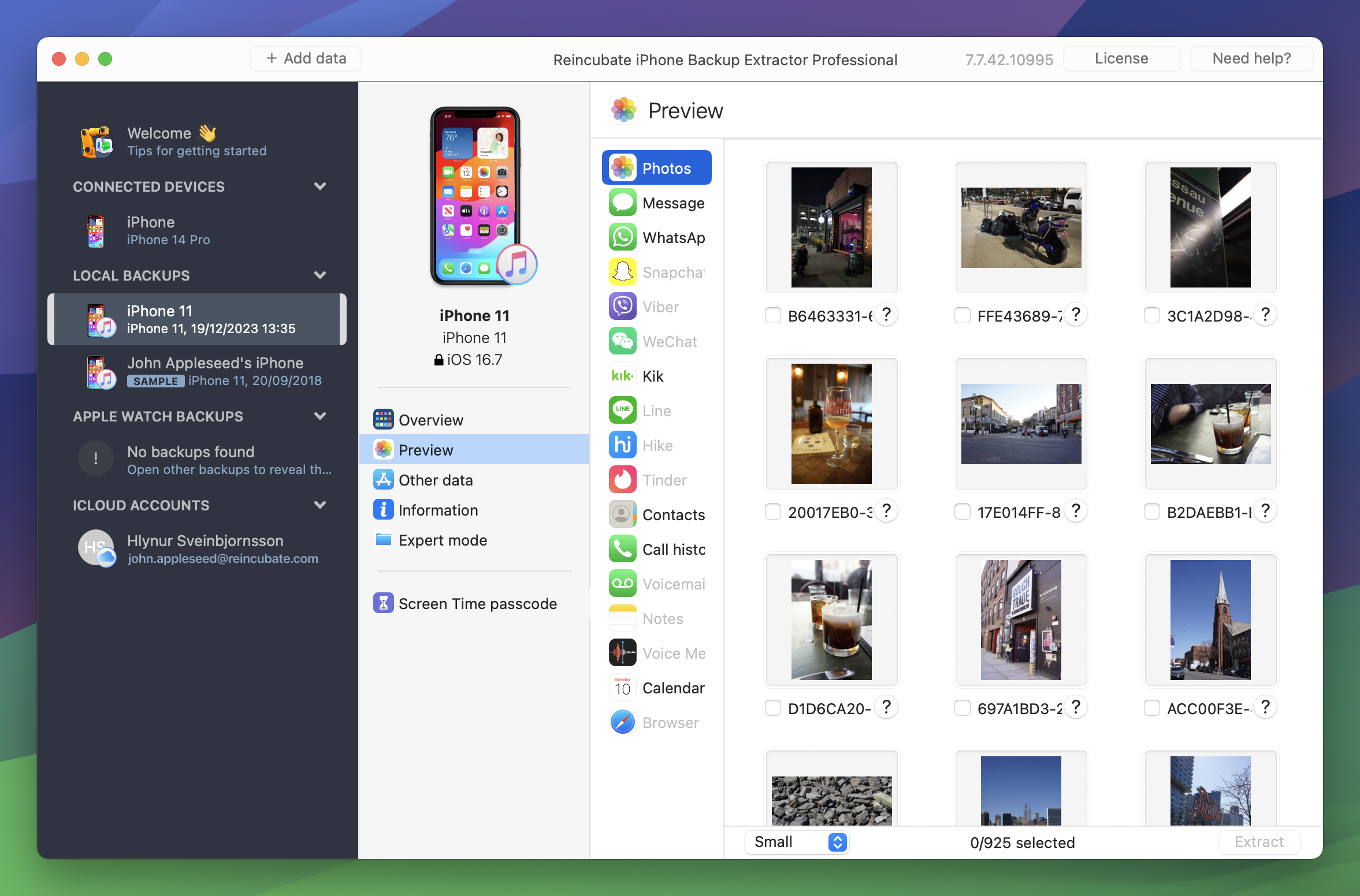 iPhone Backup Extractor: recover iOS data from iTunes backups and iCloud